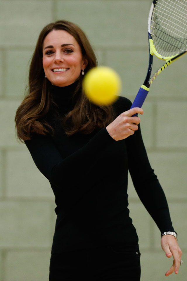 William and Kate join children for a tennis game at Essex - Emirates 24|7